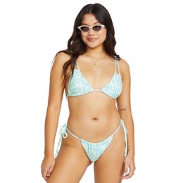 Bade-Shirt Billabong "Happy Dance", Damen, Gr. M, Cup B, blau, Obermaterial:96% Nylon 4% Elasthan., Bikini-Oberteile