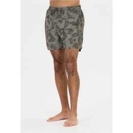 Badeshorts NOU "Fileyer", Herren, Gr. L, US-Gr&ouml;&szlig;en, dunkelgrau, 95% Polyester, 5% Elasthan, Badehosen Badeshorts, mit schnell trocknendem Innenfutter