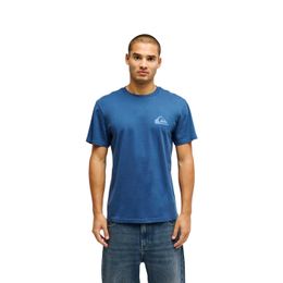 T-Shirt Quiksilver "Ev Mini Logo", Jungen, Gr. L, blau (schwarz denim), Obermaterial: 70% Baumwolle, 30% Baumwolle., Shirts T-Shirt