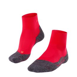 Wandersocken Falke "TK2 Explore Cool Short", Damen, Gr. 35-36, rose, Materialmix, normal, Socken, hoher Komfort im Mittelgebirge, schnelltrocknend, atmungsaktiv