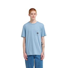 Sporttop Element "Icon Label Pocket", Herren, Gr. L, blau (faded denim), Obermaterial: 100% Baumwolle., Tops Sporttop