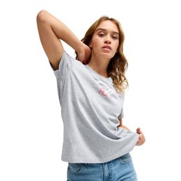 T-Shirt Roxy "Ocean Road Art", Damen, Gr. L, erdgrau, Obermaterial: 100% Baumwolle., Shirts T-Shirt