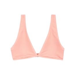 Bade-Shirt Billabong "Tanlines", Damen, Gr. L, Cup B, rosa (peach tart), Obermaterial: 91% Polyester, 9% Elasthan., Bikini-Oberteile