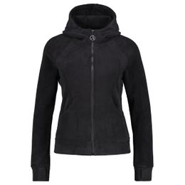 alife and kickin Fleecejacke ALIFE & KICKIN "Damen AyuAK F Fleecejacke Kapuze, Jacke", Damen, Gr. L, schwarz, 100% Polyester, Jacken Fleecejacke, Weiches Fleece mit Kapuze, Eingrifftaschen und Rei&szlig;verschluss