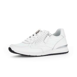 Sneaker Gabor "Sneaker low", Damen, Gr. 38,5, wei&szlig;, Schuhe Sneaker