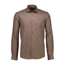 Businesshemd Junk De Luxe "Business-Casual-Hemd Modern Fit", Herren, Gr. L, Normalgr&ouml;&szlig;en, dk sand mel, Obermaterial: 100% Baumwolle, Hemden