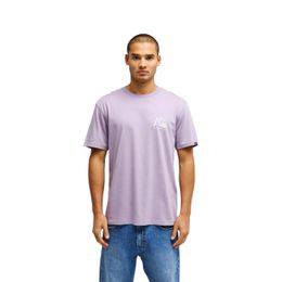T-Shirt Quiksilver "Evo Original", Jungen, Gr. L, lila ash, Obermaterial: 100% Baumwolle., Shirts T-Shirt