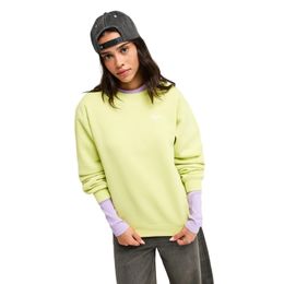 Sweatshirt Roxy "Surf Stoked Brushed", Damen, Gr. L, celery gr&uuml;n, Obermaterial: 60% Baumwolle, 40% Polyester., Sweatshirts Sweatshirt