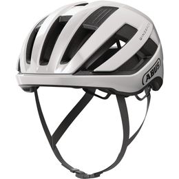 Fahrradhelm Abus "WINGBACK" Gr. L, wei&szlig; (shiny wei&szlig;), Helme, L Kopfumfang: 57cm - 61cm