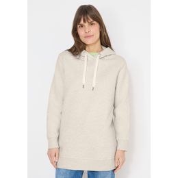 Sweatshirt Cecil, Damen, Gr. L (42), beige (pearl beige meliert), Sweatware, 54% Polyester, 46% Baumwolle, unifarben, comfort fit, ohne Ausschnitt, Rippb&uuml;ndchen, Sweatshirts Sweatshirt, mit Kapuze
