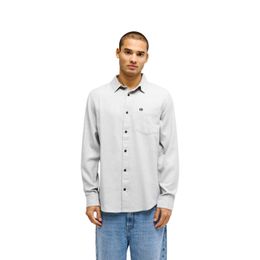 Langarmhemd Quiksilver "Motherfly Heather", Herren, Gr. L, US-Gr&ouml;&szlig;en, light grau heather, Obermaterial: 100% Baumwolle., Hemden
