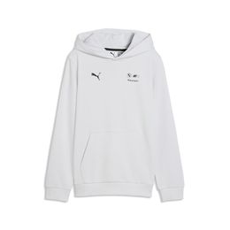 Kapuzenpullover Puma "BMW M MOTORSPORT Essentials Hoodie Jugendliche", Kinder, Gr. 176, silber mist gray, Obermaterial: 32% Polyester, 68% Baumwolle. Kapuzenfutter: 100% Baumwolle. Rippe: 3% Elasthan, 97% Baumwolle, regular fit, Rundhals, Pullover Kapuzenpullover