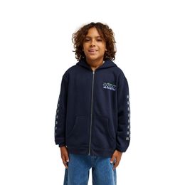 Hoodie Quiksilver "Graphic Hero", Jungen, Gr. 10, schwarz navy, Obermaterial: 55% Baumwolle, 45% Polyester., Sweatshirts Hoodie