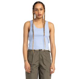 Tanktop Element "Yarnhill", Damen, Gr. L, blau (blau heron), Obermaterial: 95% Baumwolle, 5% Elasthan., Tops Tanktop