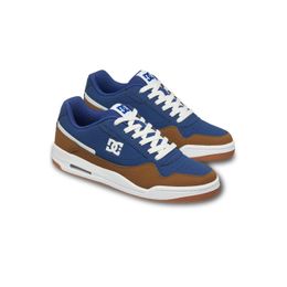 Sneaker DC Shoes "DC Jeare", Herren, Gr. 10,5 (44), blau, braun, wei&szlig;, Obermaterial: Synthetikmaterial / Futter: Textil / Au&szlig;ensohle: Gummi., Schuhe Sneaker