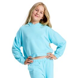 Hoodie Roxy "Surfing By Daylight", M&auml;dchen, Gr. 6(115-120cm), blau (aqua splash), Obermaterial: 68% Viskose, 29% Polyester, 3% Elasthan., Sweatshirts Hoodie