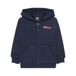 Hoodie Quiksilver "Quik Globe", Jungen, Gr. 2(84-92cm), schwarz navy, Obermaterial: 55% Baumwolle, 45% Polyester., Sweatshirts Hoodie