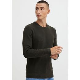 Strickpullover Blend "BL Pullover BHCodford crew", Herren, Gr. S, braun, Feinstrick, Obermaterial: 100% Baumwolle, unifarben, normal normal, Rundhals, Rippb&uuml;ndchen, Pullover Strickpullover, aus Baumwolle und Feinstrick, normale Passform, unifarben
