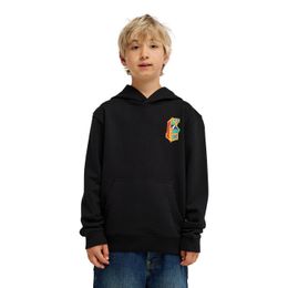 Hoodie DC Shoes "Insert A Coin", Jungen, Gr. 10(140-148cm), schwarz, Obermaterial: 55% Baumwolle, 25% Baumwolle, 20% Polyester., Sweatshirts Hoodie