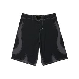 Boardshorts Quiksilver "Mercury Trident 19", M&auml;dchen, Gr. 10, schwarz-wei&szlig; (schwarz), Obermaterial: 88% Polyester, 12% Elasthan., Hosen
