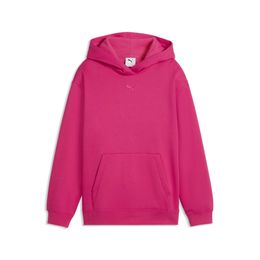 Hoodie Puma "Essentials Fleece Relaxed Hoodie M&auml;dchen", M&auml;dchen, Gr. 116, pink, Obermaterial: 34% Polyester, 66% Baumwolle. Kapuzenfutter: 100% Baumwolle. Rippe: 3% Elasthan, 97% Baumwolle, relaxed fit, Sweatshirts Hoodie