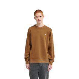 Sweatshirt Element "Icon Embroidery", Herren, Gr. M, sepia, Obermaterial: 55% Baumwolle, 25% Baumwolle, 20% Polyester., Sweatshirts Sweatshirt
