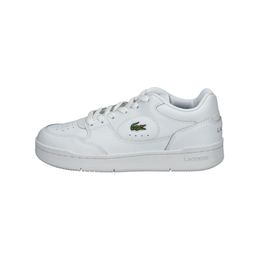 Sneaker Lacoste "Lacoste Sneaker Leder/Textil", Damen, Gr. 37, wei&szlig;, wei&szlig;, Leder, Textil, Schuhe Sneaker