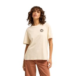 T-Shirt Billabong "Always Looking", Damen, Gr. L, wei&szlig; cap, Obermaterial: 70% Baumwolle, 30% Baumwolle., Shirts T-Shirt