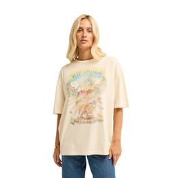 Oversize-Shirt Billabong "Pour Your Heart", Damen, Gr. L, wei&szlig; cap, Obermaterial: 100% Baumwolle., Shirts