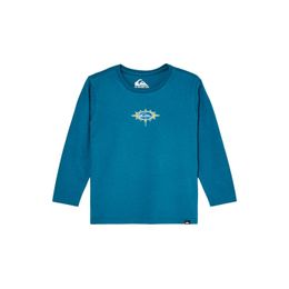 Langarmshirt Quiksilver "Metal Vision", Jungen, Gr. 2(84-92cm), blau coral, Obermaterial: 70% Baumwolle, 30% Baumwolle., Shirts Langarmshirt