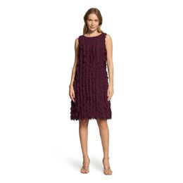 Cocktailkleid Vera Mont "Damen ohne Arm", Damen, Gr. 36, Normalgr&ouml;&szlig;en, strong aubergine, Obermaterial: 100% Polyester. Futter: 100% Polyester, figurumspielend kurz, U-Boot-Ausschnitt, Kleider