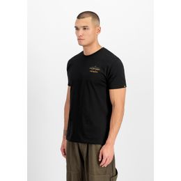 T-Shirt Alpha Industries "Tonal Logo Print T-Shirt", Jungen, Gr. L, schwarz, Obermaterial: 100% Baumwolle, Shirts T-Shirt