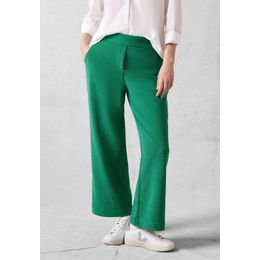 Cordhose Cecil, Damen, Gr. L, L&auml;nge 28, malachite gr&uuml;n, Stoff, 97% Polyester, 3% Elasthan, unifarben, normal normal, Hosen Cordhose, High Waist