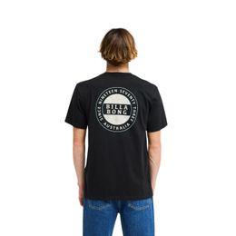 T-Shirt Billabong "Rotor", Jungen, Gr. M, schwarz, Obermaterial: 70% Baumwolle, 30% Baumwolle., Shirts T-Shirt