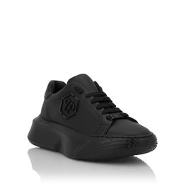 Sneaker Philipp Plein "Godzilla Runner Hexagon", Herren, Gr. 41, Normalschaft, schwarz (0202, schwarz, schwarz), Schuhe Sneaker