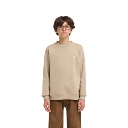 Sweatshirt Element "Icon Embroidery", Jungen, Gr. 10(140-148cm), aluminum, Obermaterial: 55% Baumwolle, 25% Baumwolle, 20% Polyester., Sweatshirts Sweatshirt