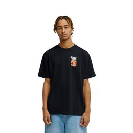 T-Shirt DC Shoes "DC Safety Skull", Jungen, Gr. L, schwarz, Obermaterial: 75% Baumwolle, 25% Baumwolle., Shirts T-Shirt