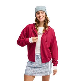 Sweatshirt Roxy "Surfing By Daylight", Damen, Gr. L, rot (beet rot), Obermaterial: 68% Viskose, 29% Polyester, 3% Elasthan., Sweatshirts Sweatshirt