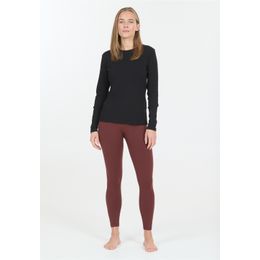 ENDURANCE ATHLECIA Funktionstights ATHLECIA "Nagar V2", Damen, Gr. L/XL, EURO-Gr&ouml;&szlig;en, dunkelrot, 80% Polyamid, 19% Elasthan, 1% Polyester, unifarben, Hosen, in nahtloser Konstruktion