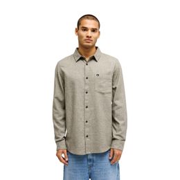 Langarmhemd Quiksilver "Motherfly Heather", Herren, Gr. L, US-Gr&ouml;&szlig;en, grape leaf heather, Obermaterial: 100% Baumwolle., Hemden