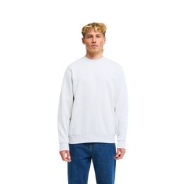 Sweatshirt Billabong "Arch Cr", Herren, Gr. L, wei&szlig; (light grau heather), Obermaterial: 55% Baumwolle, 25% Baumwolle, 20% Polyester., Sweatshirts Sweatshirt