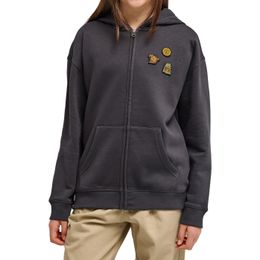 Hoodie Element "Timber Icon Embroidery", Jungen, Gr. 12(148-156cm), off schwarz, Obermaterial: 55% Baumwolle, 25% Baumwolle, 20% Polyester., Sweatshirts Hoodie
