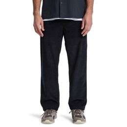 Stoffhose Quiksilver "Taxer Regular Cord", Herren, Gr. L, schwarz, Obermaterial: 100% Baumwolle., Hosen Stoffhose