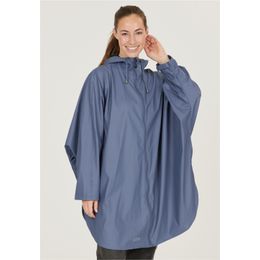 Outdoorjacke WEATHER REPORT "FLAME", Damen, Gr. L/XL, blau, 100% Polyester, unifarben, lang, ohne Ausschnitt, Jacken Outdoorjacke, mit 5.000 mm Wassers&auml;ule