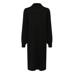 Midikleid Kaffe "Kleid KAnanna", Damen, Gr. S, N-Gr, schwarz (schwarz deep), Obermaterial: 80% Viskose CV. 20% Nylon NY., Kleider Midikleid