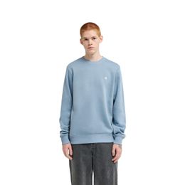 Sweatshirt Element "Icon Embroidery", Herren, Gr. L, faded denim, Obermaterial: 55% Baumwolle, 25% Baumwolle, 20% Polyester., Sweatshirts Sweatshirt