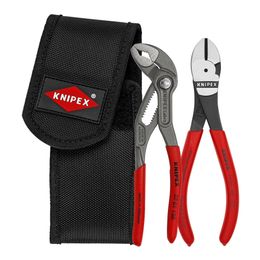 Knipex 00 20 72 V02 Mini-Zangenset in Werkzeugg&uuml;rteltasche 1 x 87 01 150, 1 x 74 01 160 160 mm)
