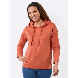 WITT Damen Sweatshirt mit Kapuze, marine, Gr&ouml;&szlig;e 40