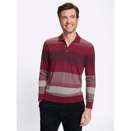 Marco Donati Langarm-Poloshirt