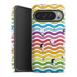 DeinDesign Google Pixel 10 Pro XL Handy Panzer Handyh&uuml;lle robuste Outdoor H&uuml;lle Schutzh&uuml;lle gl&auml;nzend Snoopy Muster Peanuts Tough Case